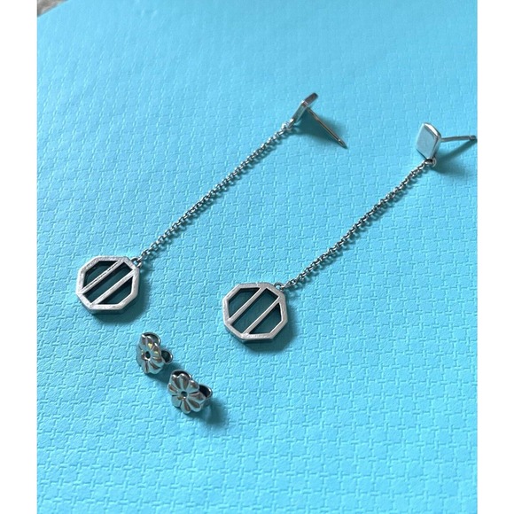 Tiffany & Co. | Jewelry | Tiffany Co Paloma Picasso Zellige Drop Dangle Hexagon Stud Earrings ...